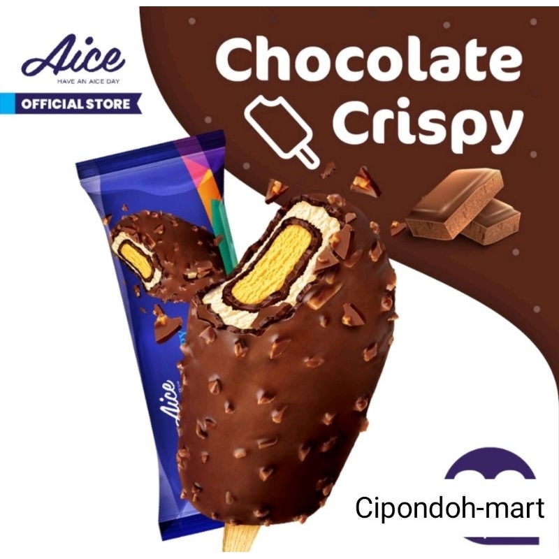 Jual ICE CREAM AICE STICK CHOCOLATE CRISPY | Shopee Indonesia