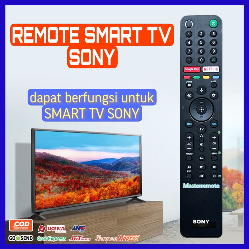 Jual REMOT REMOTE SMART TV SONY SMART TV RMF-TX500P ORIGINAL | Shopee Indonesia