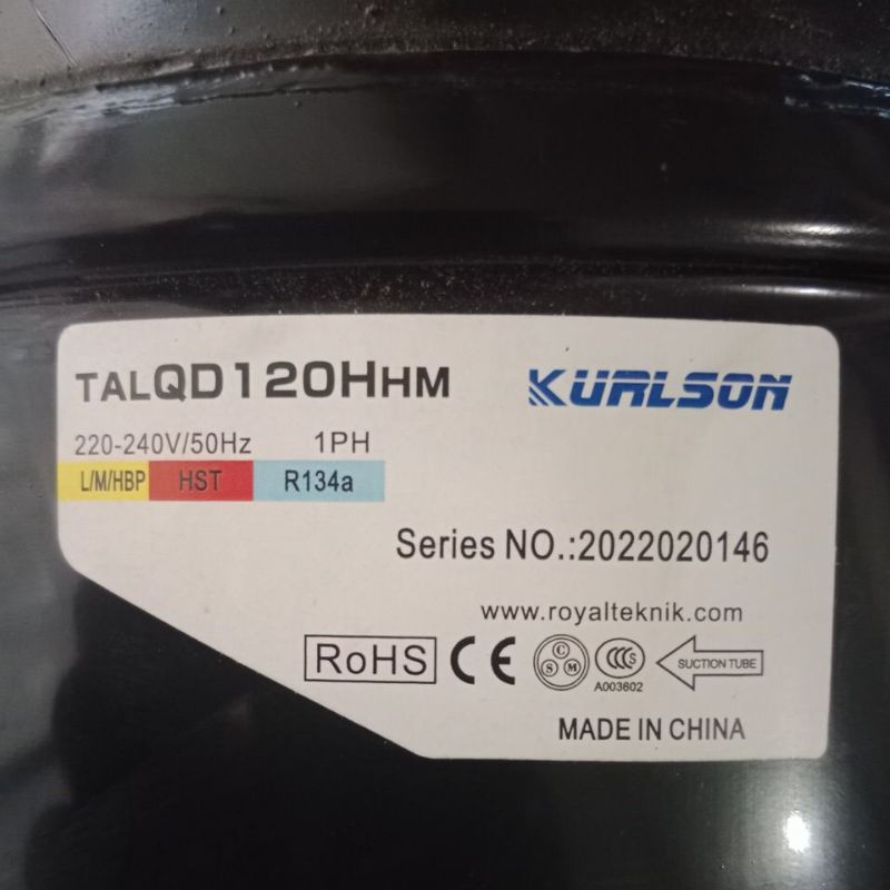 Jual KOMPRESOR KULKAS KURLSON | Shopee Indonesia