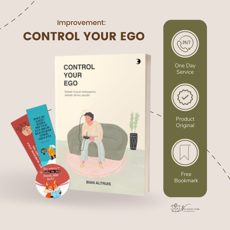 Jual Control Your Ego: Sebab Musuh Terbesarmu Adalah Dirimu Sendiri ...