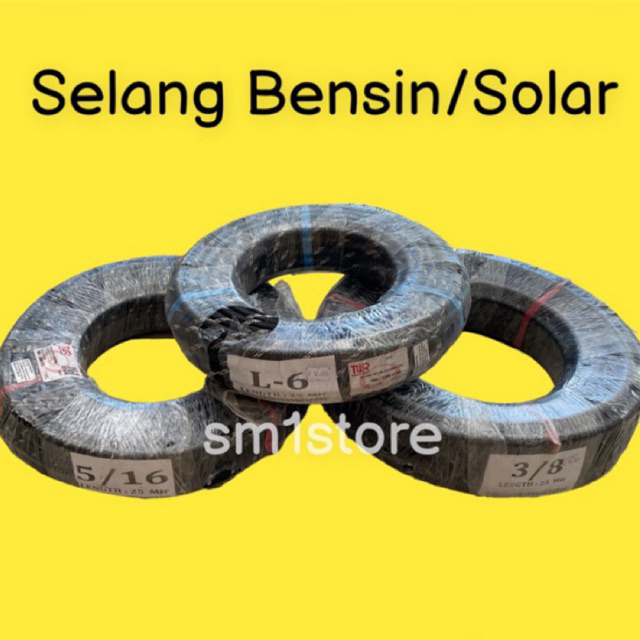 Jual Pipa Selang Bensin Solar Diesel 6mm 8mm 9mm Ecer Per Meter ...