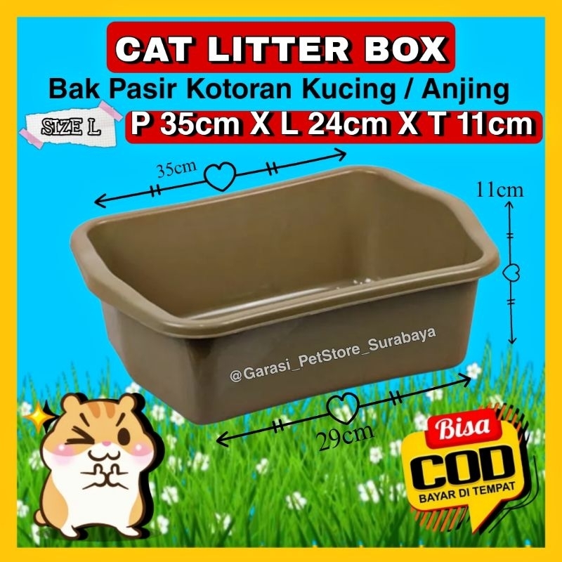 Jual GPSS- LITTER BOX Kucing Anjing Bak Pasir Kucing Anjing Bak Pup ...