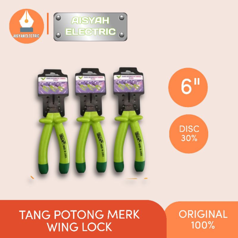 Jual TANG POTONG MERK WING LOCK 6" | Shopee Indonesia