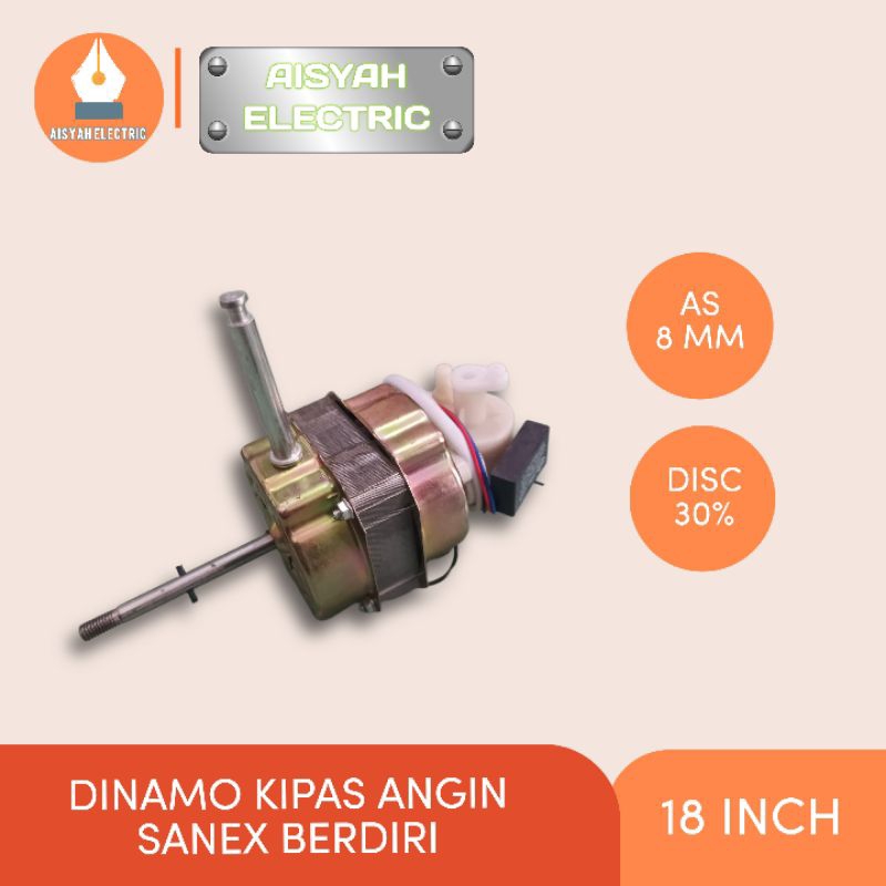 Jual DINAMO KIPAS ANGIN MERK SANEX 18 INCH | Shopee Indonesia