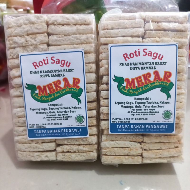 Jual Roti Sagu Mekar Khas Sambas Kalimantan Barat | Shopee Indonesia