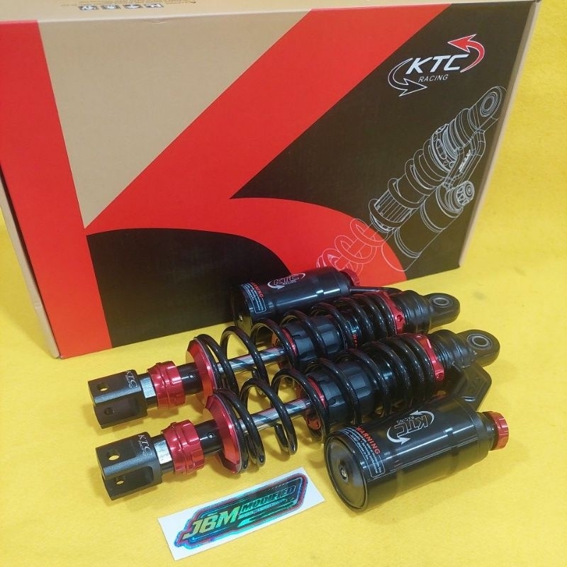 Jual Shock KTC Extream Black Red Yamaha Aerox Old/New & Nmax New Ukuran ...