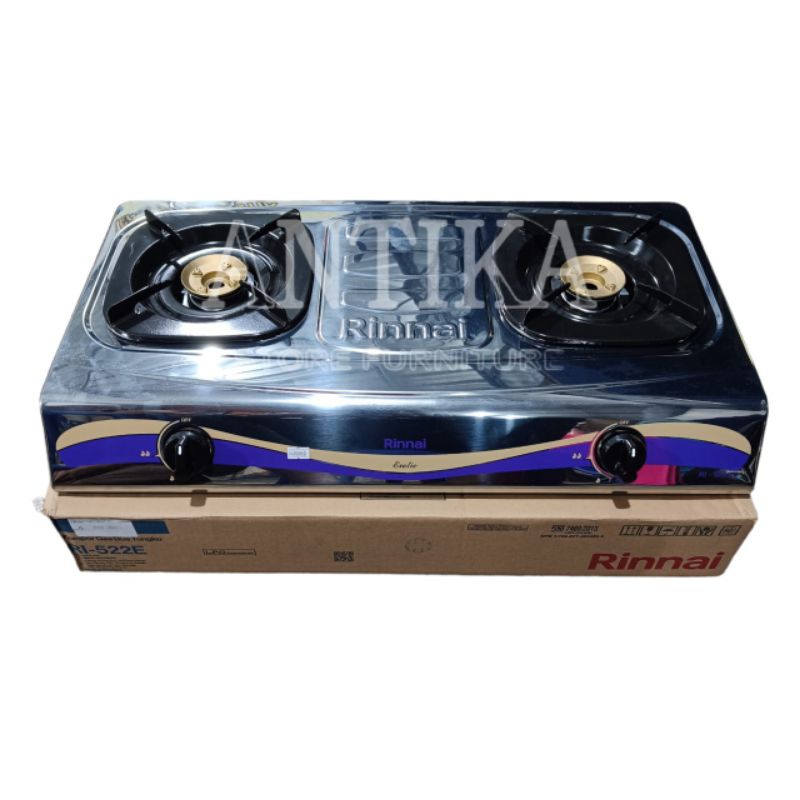Jual Kompor Gas 2 Tungku RINNAI-522E | Shopee Indonesia