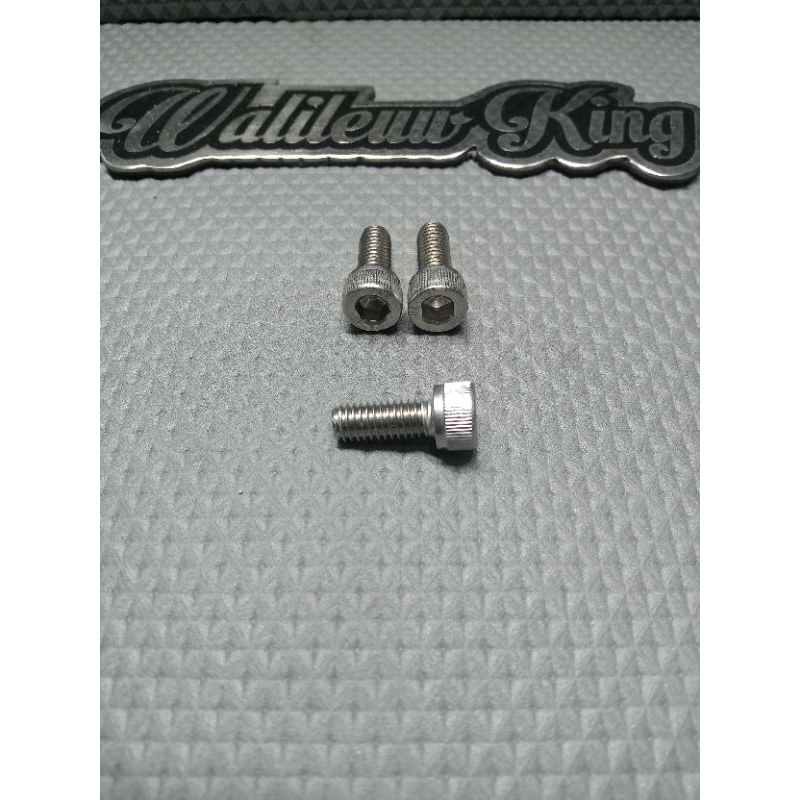 Jual BAUT BAUD L STAINLESS M6x15 MERK THE 304 SS SUS ORIGINAL | Shopee ...