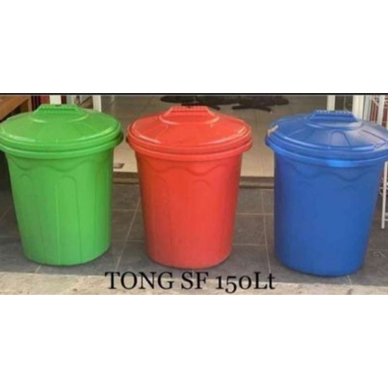 Jual Ember / Tong Plastik JUMBO 150i Liter Dilengkapi dengan Tutup ...