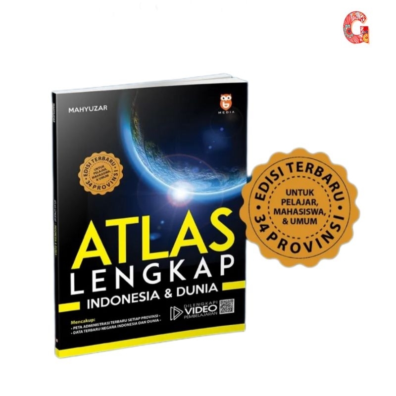 Jual Atlas Lengkap Indonesia dan Dunia Edisi Terbaru 34 Provinsi Untuk Pelajar Mahasiswa dan ...