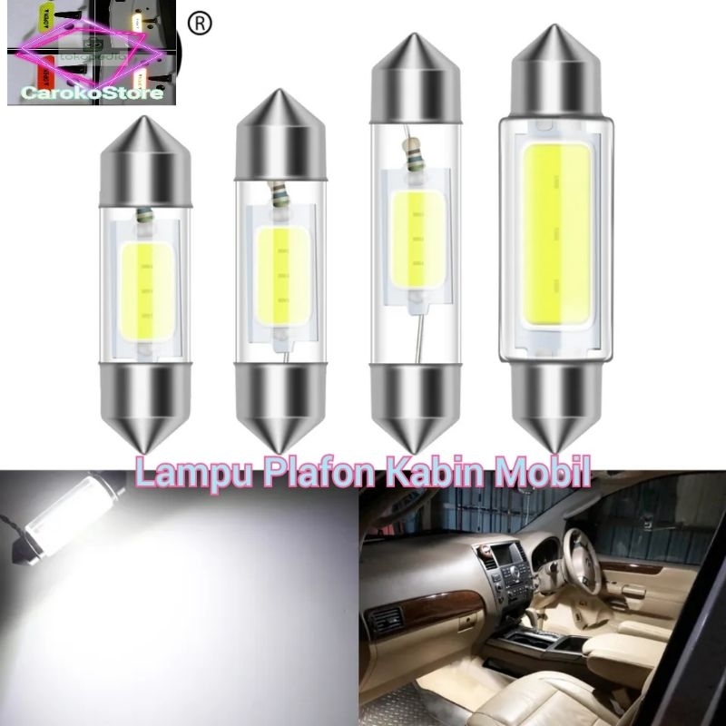 Jual Lampu Plafon Mobil Festoon Led Cob kabin bagasi | Shopee Indonesia