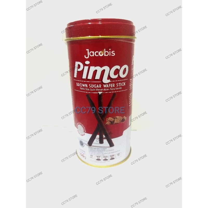 Jual Pimco Brown Sugar Wafer Stick Vanilla Kaleng 150gr | Shopee Indonesia