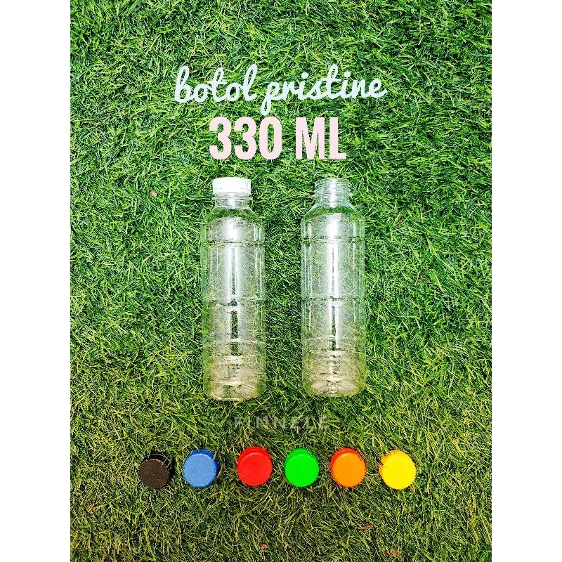 Jual Botol Plastik 330ml / Botol Pristine 330ml / Botol Almond / Botol ...