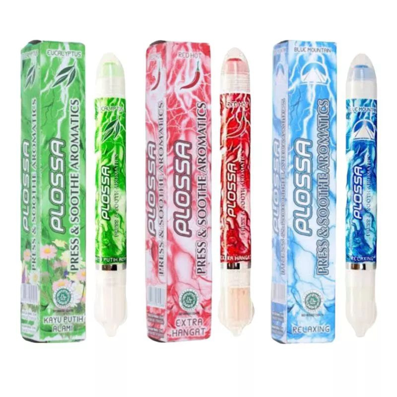 Jual BPOM Plossa Press & Sooth Aromatics 5ml dan 10ml | Shopee Indonesia