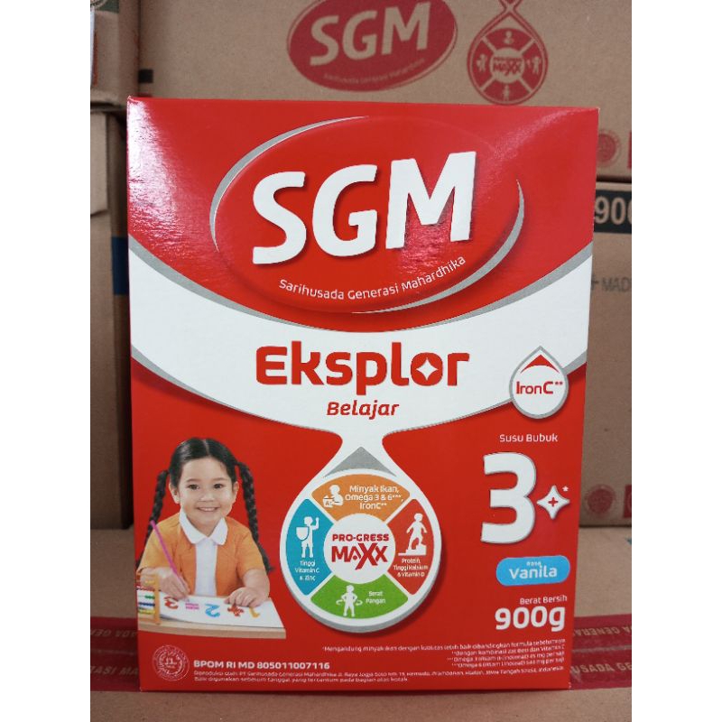 Jual SGM eksplor 3+ 3 plus rasa vanila 600 gr 900 gr 900 gram EXPIRED ...