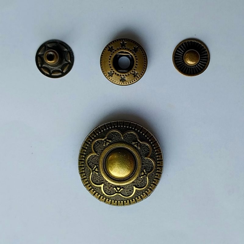 Jual 1 Set Kancing Jepret Vintage Diameter 22mm | Shopee Indonesia