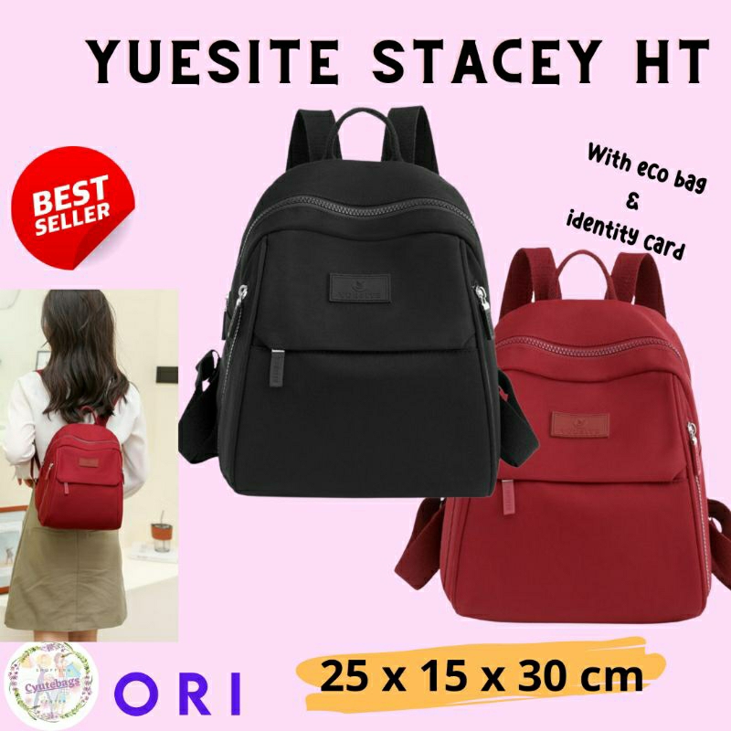 Jual TAS RANSEL WANITA SEDANG YUESITE STACEY MEDIUM BACKPACK TAS ...