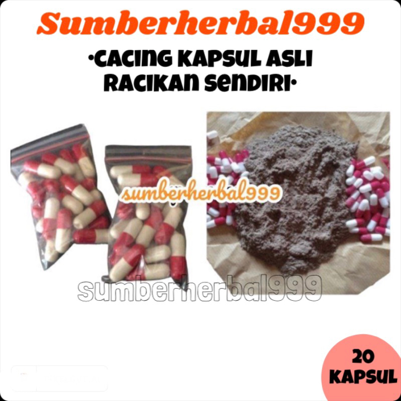 Jual Kapsul Cacing Asli (racikan sendiri) | Shopee Indonesia