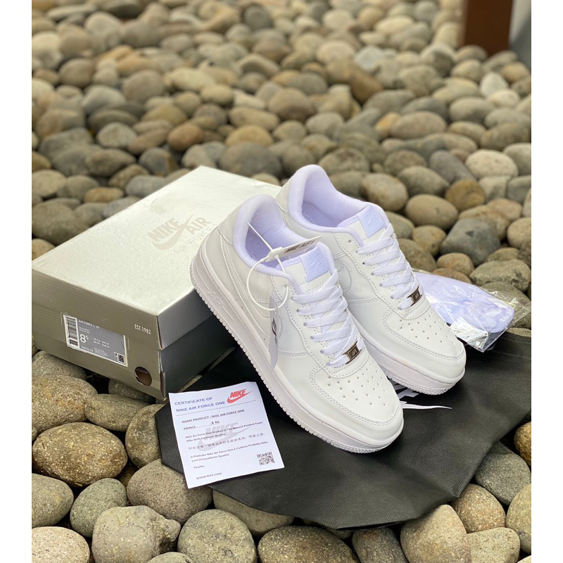 Jual SEPATU N1KE AIR FORCE ONE | AIR FORCE 1 TRIPLE WHITE PREMIUM ...