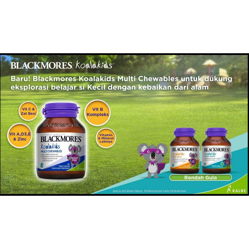 Jual BLACKMORES KOALA KIDS BODY SHIELD / MULTI CHEWABLES - BPOM KALBE ...