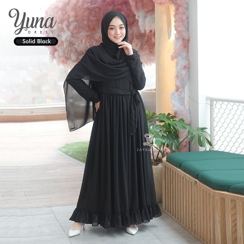 Jual YUNA DRESS ORIGINAL BY ZAYRAHIJAB | Shopee Indonesia