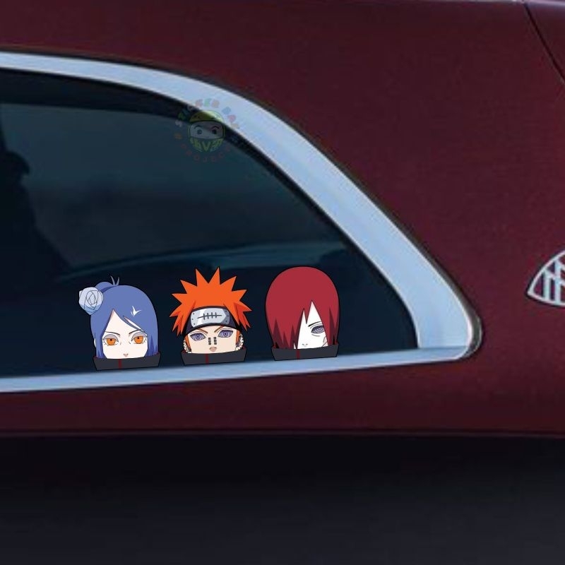 Jual Sticker anime akatsuki pain nagato conan 1 set isi 3 pcs stiker ...