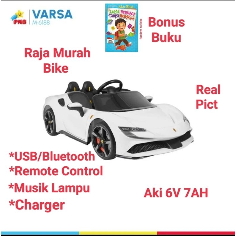 Jual Mobil Aki PMB 6188 Mobil Aki Ferrari Varsa Mobilan Aki Anak ...