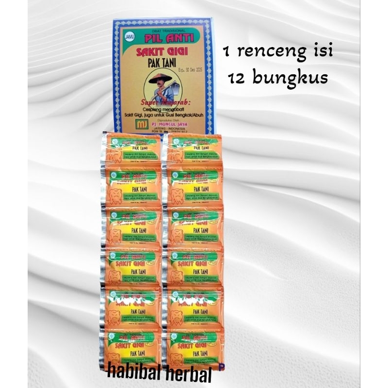 Jual pak tani pil sakit gigi dan gusi | Shopee Indonesia