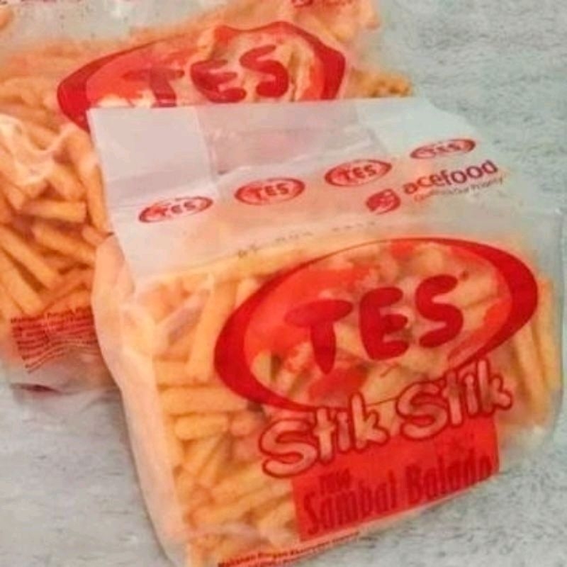 Jual TES stik stik snack sambal balado 500gr stick balado TES cemilan ...