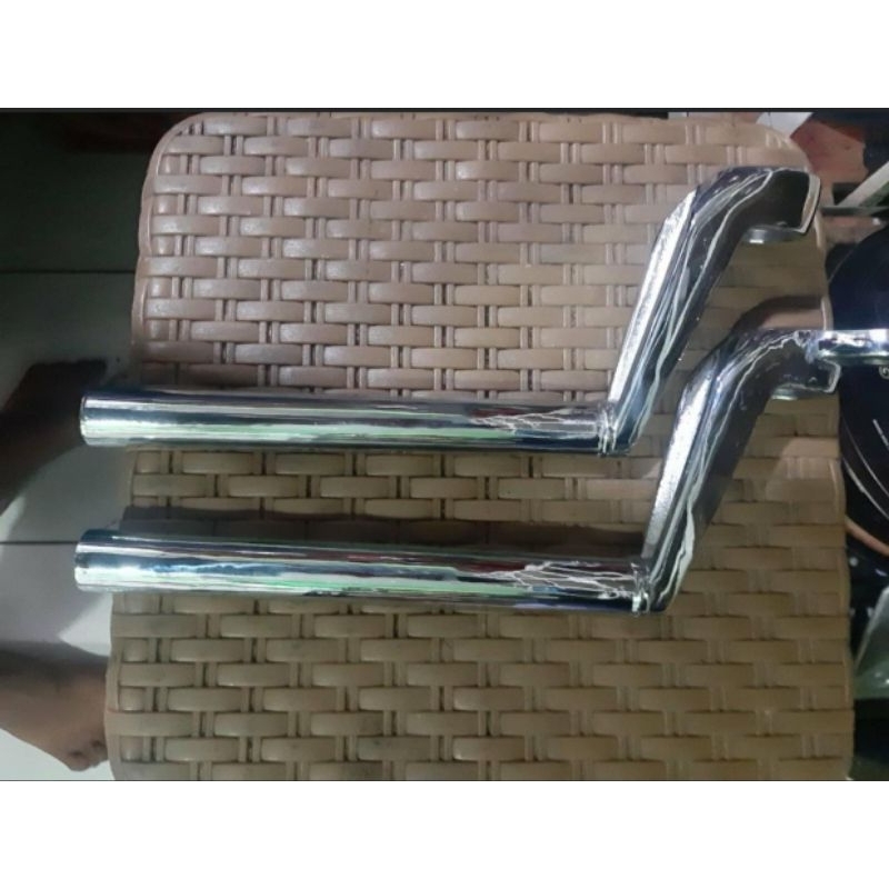 Jual setir/stir satria Fu original copotan motor. sudah chrome | Shopee ...