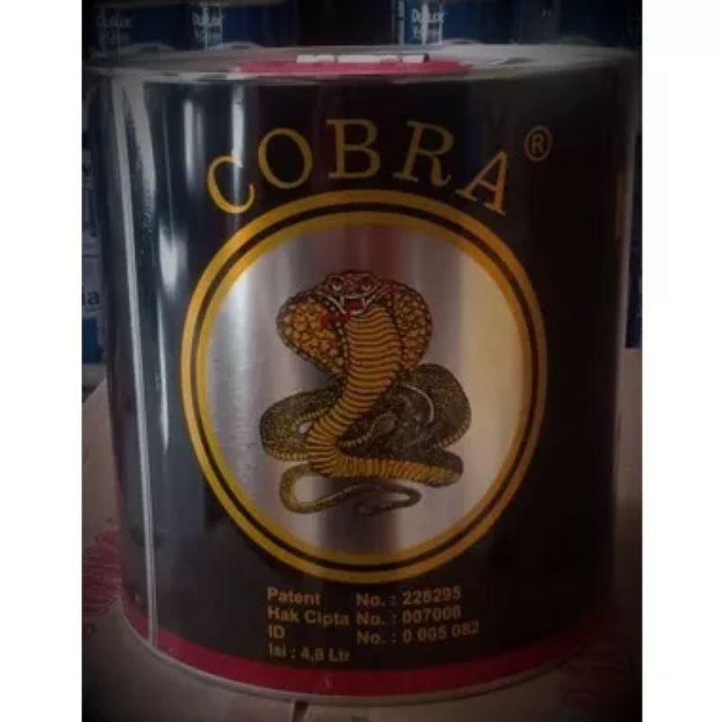 Jual THINNER THINER COBRA HITAM PENGENCER CAT TINER COBRA HITAM HIGH 5 liter | Shopee Indonesia