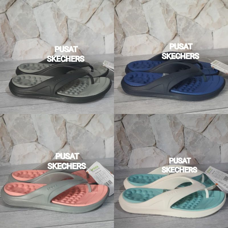 Jual SENDAL CROCS JEPIT / CROCS / SANDAL CROCS REVIVA FLIP UNISEX ...