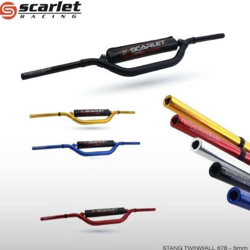 Jual STANG SCARLET TWINWALL 5MM STANG MOTOR TRAIL SUPERMOTO | Shopee ...