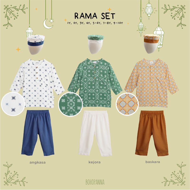 Jual BOHOPANNA - RAMA SET (baju koko anak) | Shopee Indonesia