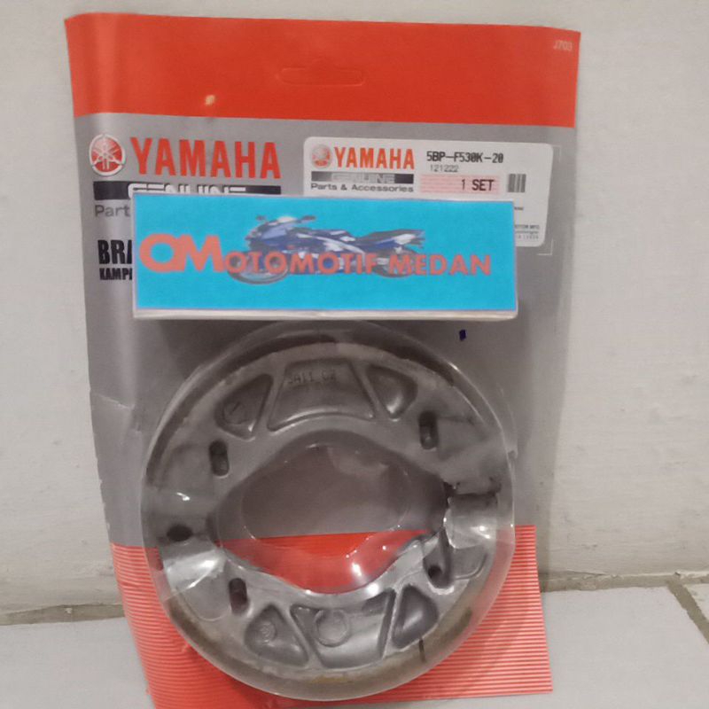 Jual Kain rem / Kampas rem belakang Rx king, Scorpio, Lexi, Aerox Original 5BP-F530K-20 | Shopee ...