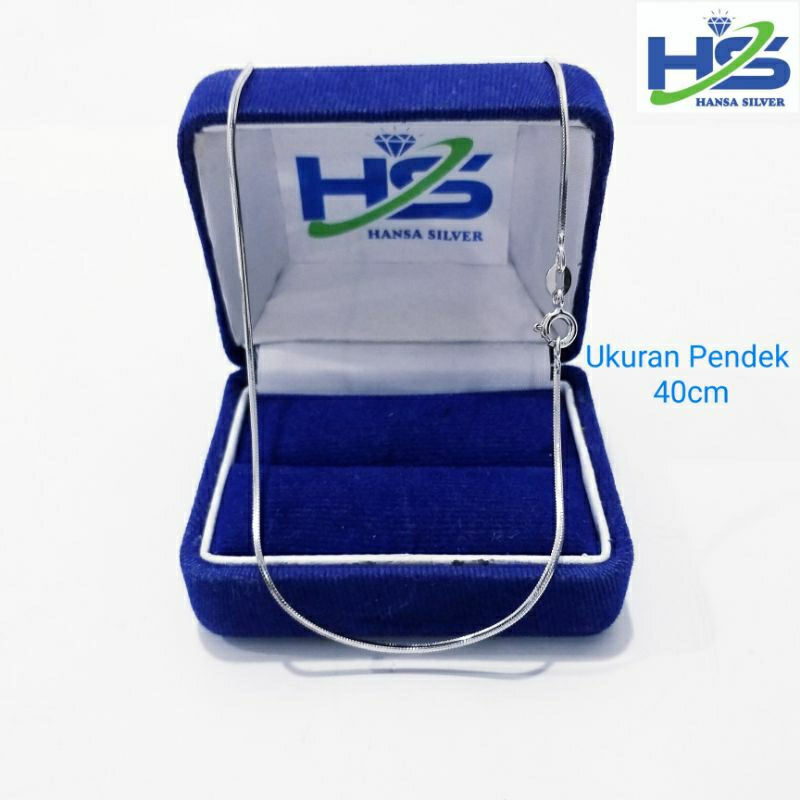 Jual Kalung Perak Silver Asli 925 Lapis Emas Putih Model Cassandra ...