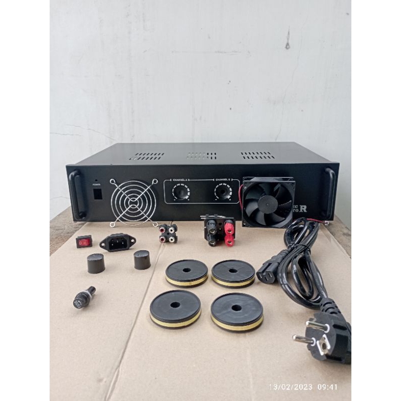 Jual box ampli + perlebgkapan lubang potensio 2 type 0220 bahan plat tebal | Shopee Indonesia