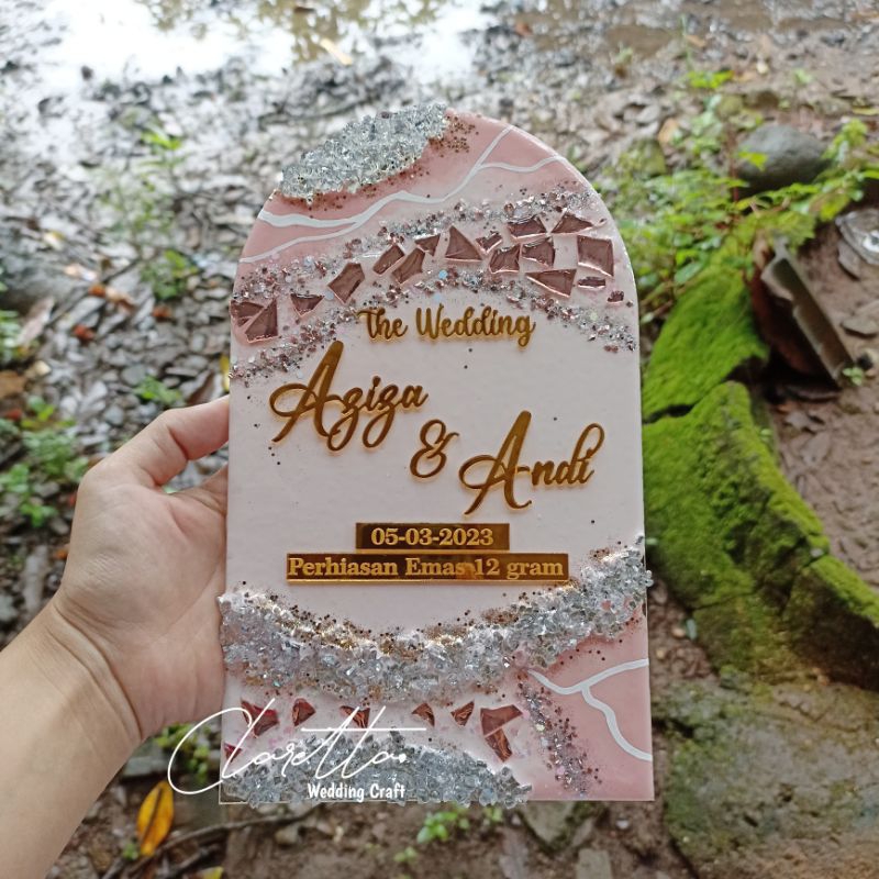 Jual Dekorasi Mahar Resin Bentuk Kubah bahan untuk mahar pernikahan ...