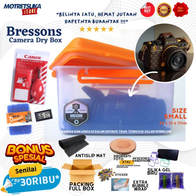 Jual Dry Box kamera Bresson SMALL Free Bonus Silika Gel dan Slip Mat ...