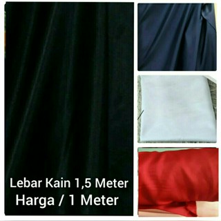 Jual Kain Hitam/Kain Hitam Polos (Harga per 1 meter) /Kain Hitam ...