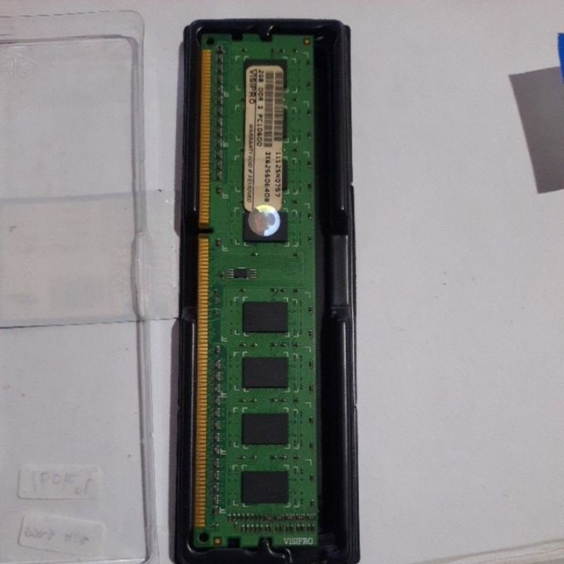 Jual RAM PC / KOMPUTER MERK VISIPRO 2GB DDR3 bekas normal | Shopee ...