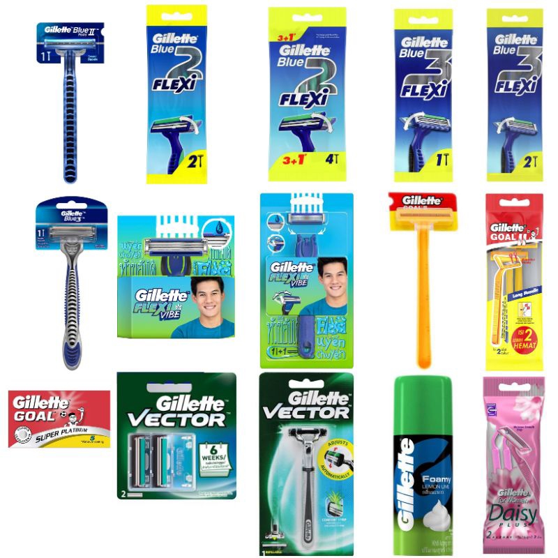 Jual Gillette Aneka peralatan pisau cukur yang berkualitas all variant ...