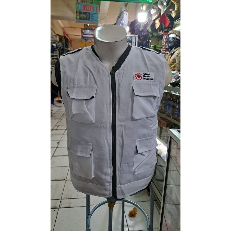 Jual rompi putih pmi pmr | Shopee Indonesia