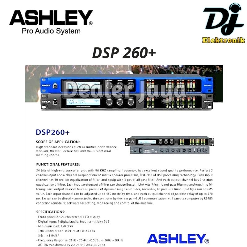 Jual Management / DLMS Ashley DSP 260 + / DSP 260+ / DSP260 - 2 in 6 out | Shopee Indonesia