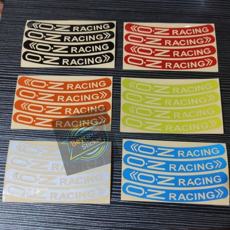 Jual STICKER VELG STIKER OZ RACING ISI 4 CUTTING | Shopee Indonesia