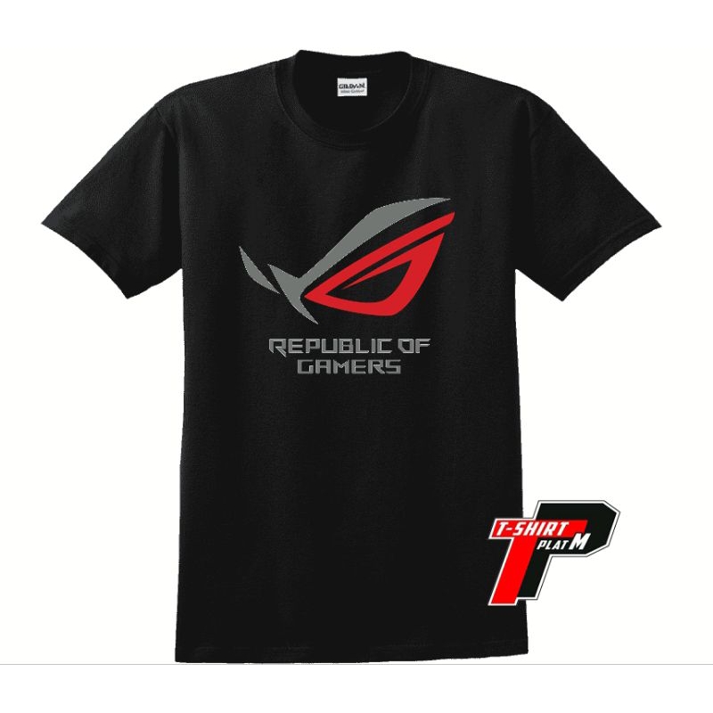 Jual Kaos Asus ROG Republic of Gamers Semi Cotton 30s | Shopee Indonesia