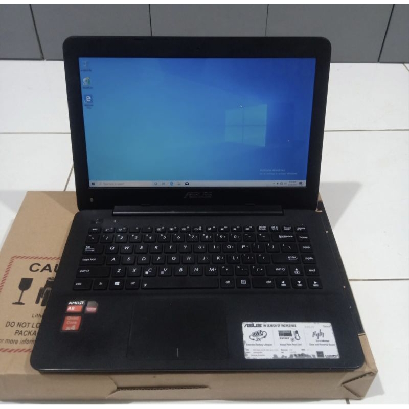 Jual Laptop Asus X454Y Quadcore Amd A8-7410 Vga Amd radeon R5 graphic ...