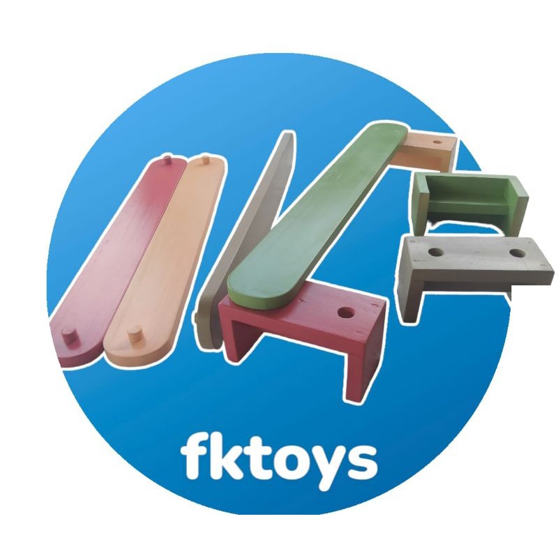 Jual papan keseimbangan anak_balance beam fk toys mainan anak edukasi ...