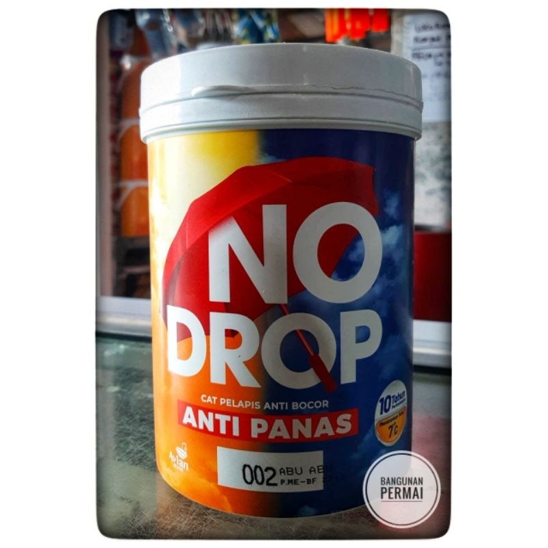 Jual NO DROP ANTI PANAS 4KG/CAT WATERPROOFING/CAT PELAPIS ANTI BOCOR | Shopee Indonesia