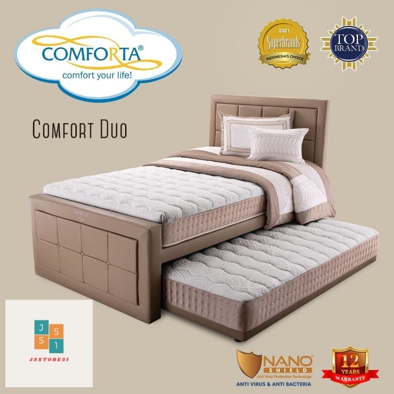 Jual COMFORTA KASUR SORONG KASUR DOUBLE BED - 2IN1 COMFORT DUO | Shopee ...